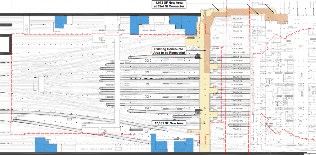 Penn Station Concourse Layout